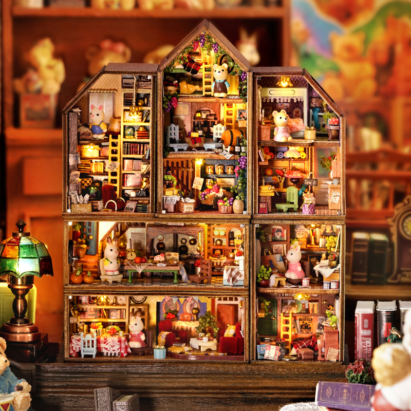Blokkenstad (6-in-1) - Building Block Town - QH-001-QH-006 - Cuteroom ...