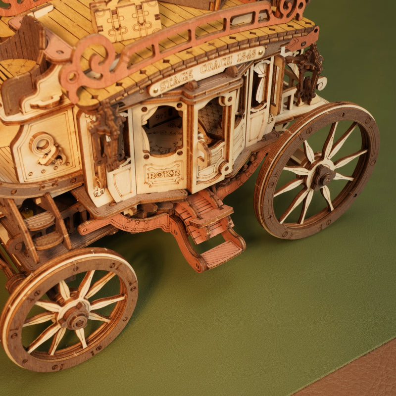 Postkoets - Stage Coach - AMKA1 - Robotime - BuilDIY