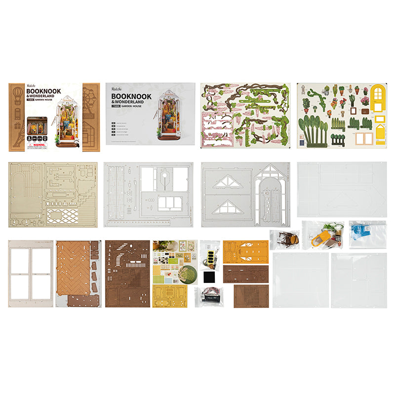 Tuinhuis Boek - Holiday Garden House - TGB06 - Robotime - BuilDIY