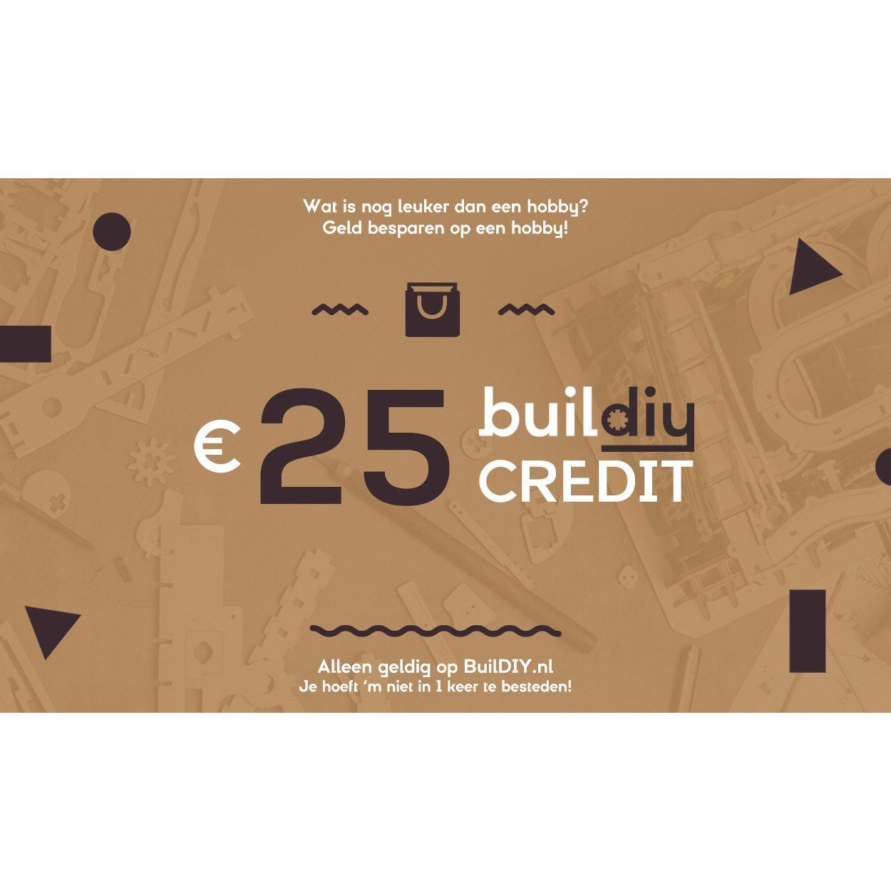 BuilDIY Gift Card - Geef een hobby cadeau!